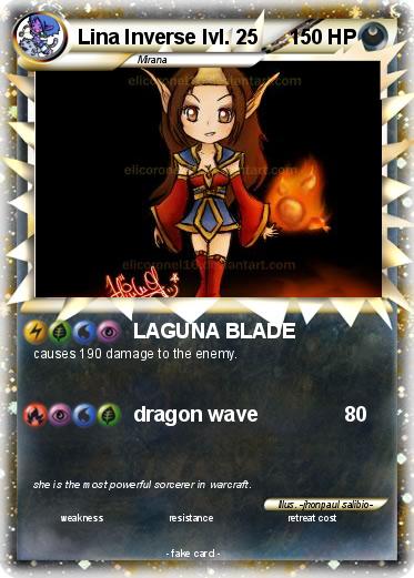 Pokémon Lina Inverse 2 2 - LAGUNA BLADE - My Pokemon Card