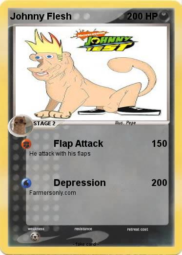 Pokémon Johnny Flesh - Flap Attack - My Pokemon Card