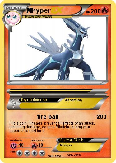 Pokémon hyper 1693 1693 - fire ball - My Pokemon Card