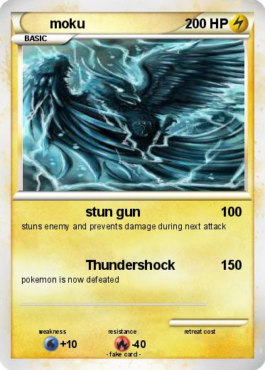 Pokémon moku - stun gun - My Pokemon Card