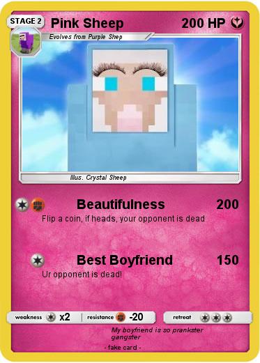 Pokémon Pink Sheep 471 471 - Beautifulness - My Pokemon Card