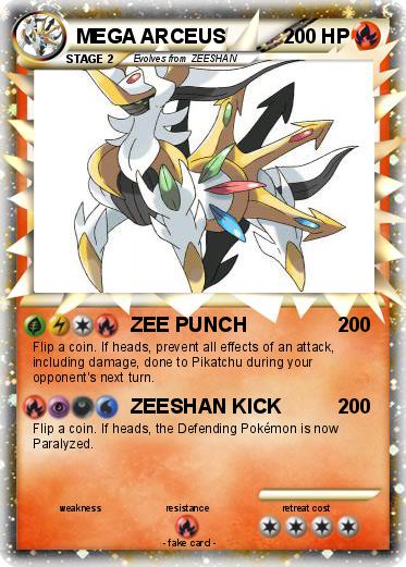 Pokémon MEGA ARCEUS 233 233 - ZEE PUNCH - My Pokemon Card
