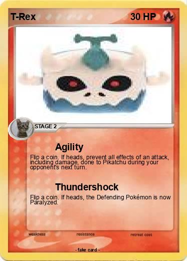 Pokémon T Rex 1246 1246 - Agility - My Pokemon Card