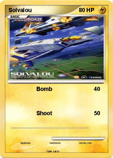 Pokémon Solvalou - Bomb - My Pokemon Card