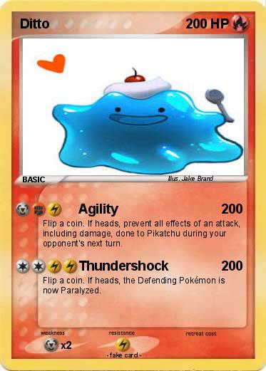 Pokémon Ditto 676 676 - Agility - My Pokemon Card