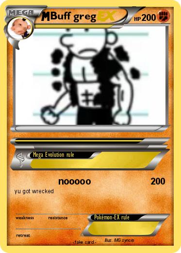Pokémon Buff greg - nooooo - My Pokemon Card