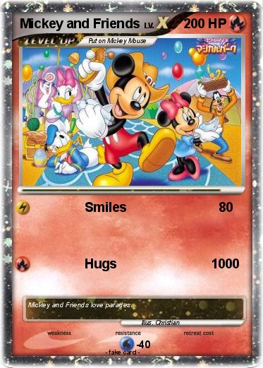Pokémon Mickey and Friends 1 1 - Smiles - My Pokemon Card