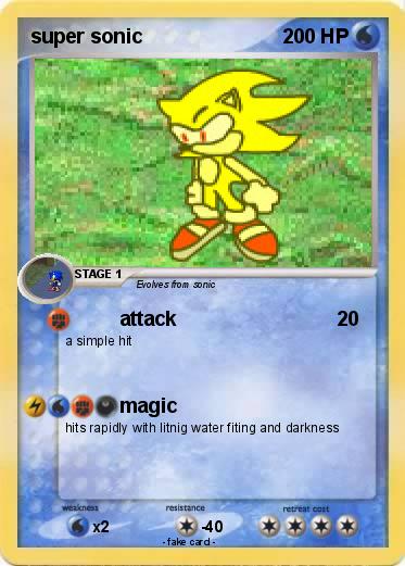 Pokémon super sonic 2347 2347 - attack - My Pokemon Card