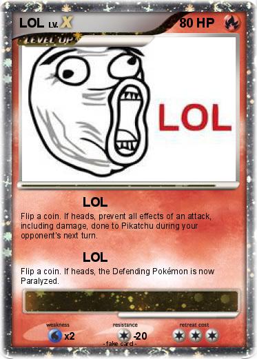 Pokémon LOL 896 896 - LOL - My Pokemon Card