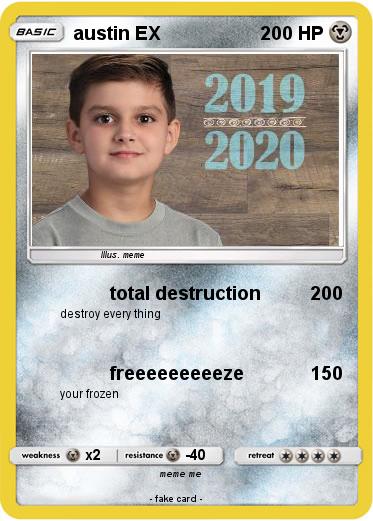 Pokémon austin EX 5 5 - total destruction - My Pokemon Card