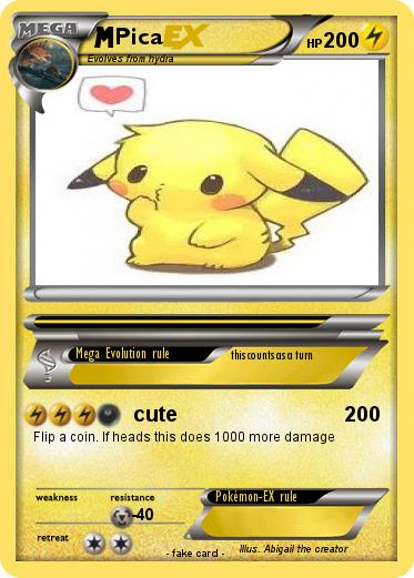 Pokémon Pica 75 75 - cute - My Pokemon Card