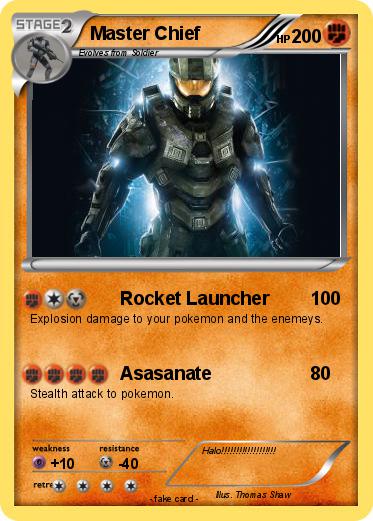 Pokémon Master Chief 1484 1484 - Rocket Launcher - My Pokemon Card