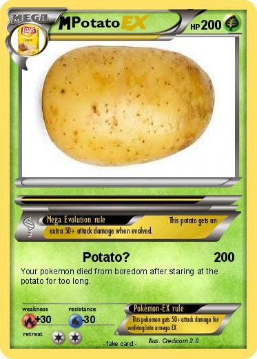 Pokémon Potato 897 897 - Potato? - My Pokemon Card