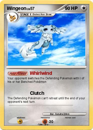 Pokémon Wingeon 3 3 - Whirlwind - My Pokemon Card