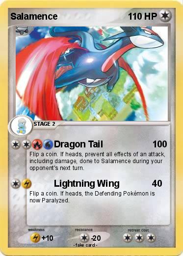 Pokémon Salamence 671 671 - Dragon Tail - My Pokemon Card