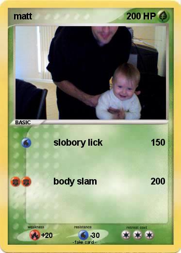 Pokémon matt 986 986 - slobory lick - My Pokemon Card