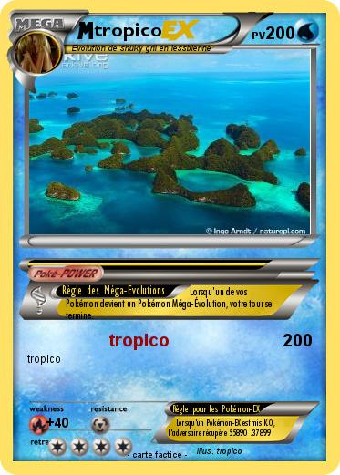 Pokémon tropico 50 50 - tropico - Ma carte Pokémon