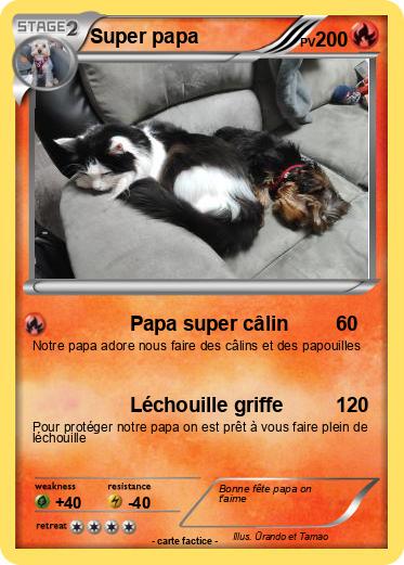 Pokémon Super papa 81 81 - Papa super câlin - Ma carte Pokémon
