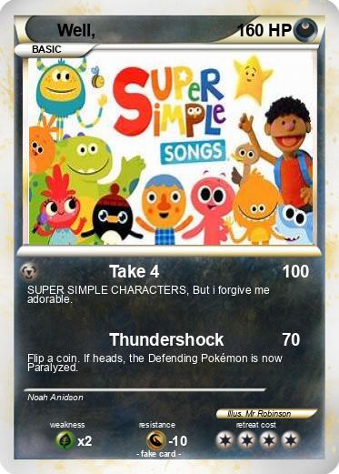 Pokémon Well 33 33 - Take 4 - My Pokemon Card