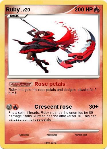 Pokémon Ruby 409 409 - Rose petals - My Pokemon Card