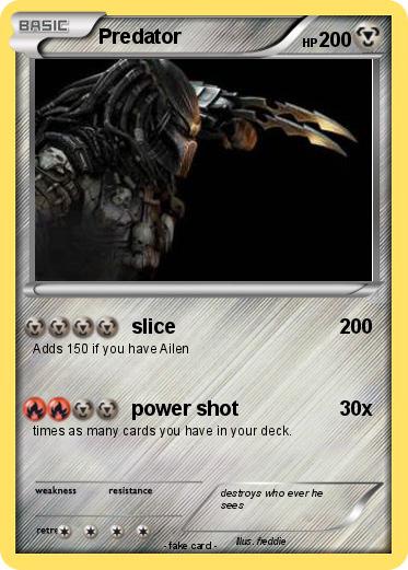 Pokémon Predator 711 711 - slice - My Pokemon Card