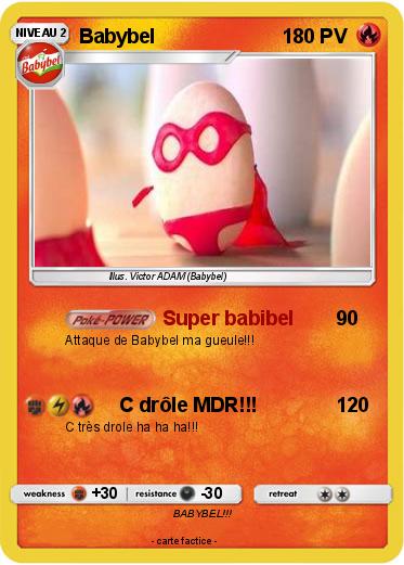 Pokémon Babybel 7 7 - Super babibel - Ma carte Pokémon