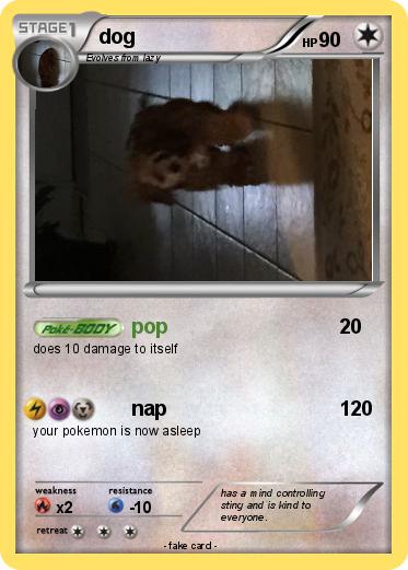 Pokémon dog 1198 1198 - pop - My Pokemon Card