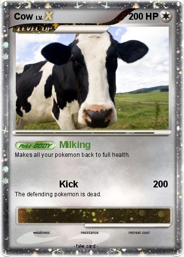 Pokémon Cow 331 331 - Milking - My Pokemon Card