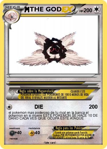 Pokémon THE GOD 142 142 - DIE - Mi carta pokémon
