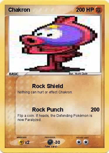 Pokémon Chakron 1 1 - Rock Shield - My Pokemon Card