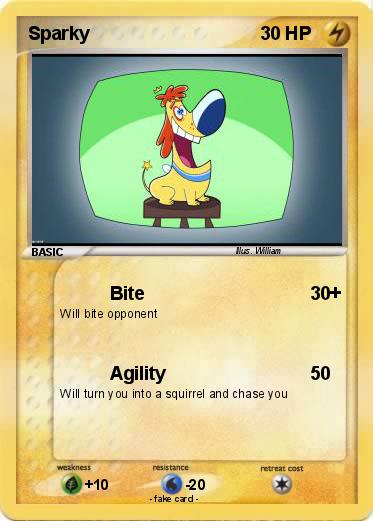 Pokémon Sparky 195 195 - Bite - My Pokemon Card
