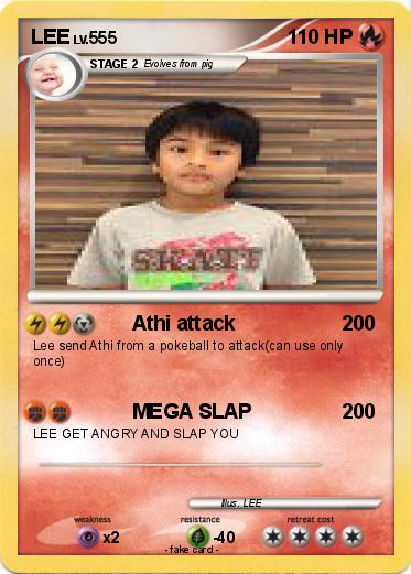Pokémon LEE 320 320 - Athi attack - My Pokemon Card
