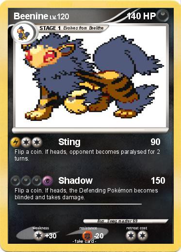 Pokémon Beenine 1 1 - Sting - My Pokemon Card