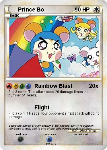 Pokémon Prince Bo 1 1 - Rainbow Blast - My Pokemon Card
