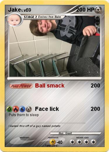 Pokémon Jake 1553 1553 - Ball smack - My Pokemon Card