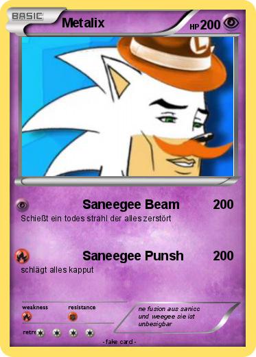 Pokémon Saneegee 1 1 - Saneegee Beam - My Pokemon Card