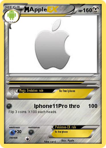 Pokémon Apple 1030 1030 - Iphone11Pro thro - My Pokemon Card