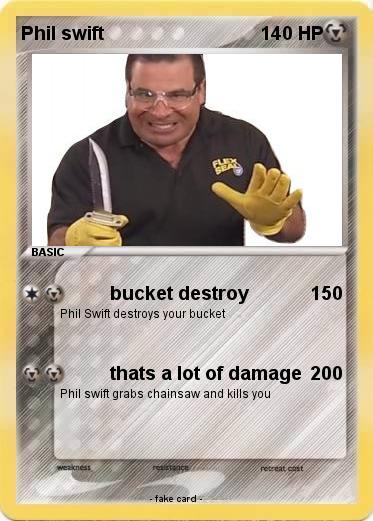 Pokémon Phil swift 163 163 - bucket destroy - My Pokemon Card