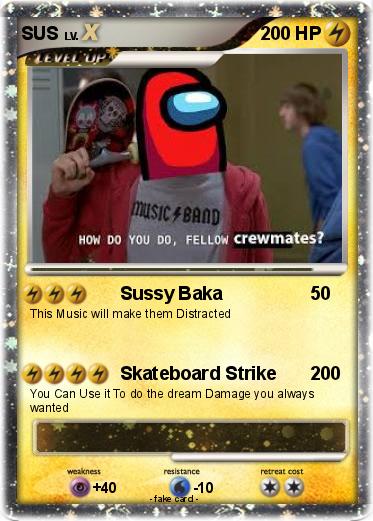 Pokémon SUS 161 161 - Sussy Baka - My Pokemon Card