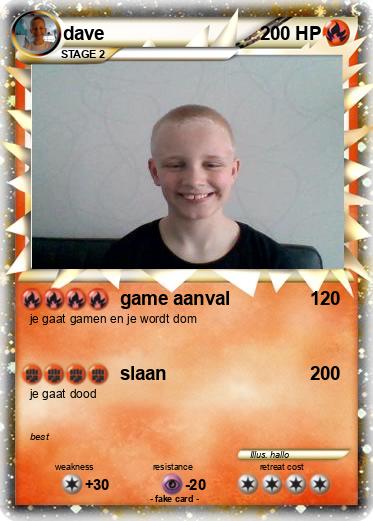 Pokémon dave 620 620 - game aanval - My Pokemon Card
