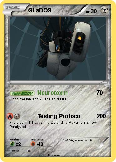 Pokémon GLaDOS 240 240 - Neurotoxin - My Pokemon Card