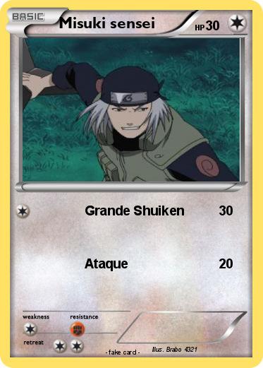 Pokémon Misuki sensei - Grande Shuiken - My Pokemon Card