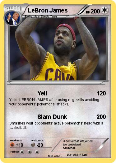 Pokémon LeBron James 534 534 - Yell - My Pokemon Card