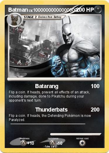 Pokémon Batman 1040 1040 - Batarang - My Pokemon Card