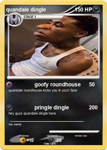 Pokémon quandale dingle 167 167 - goofy roundhouse - My Pokemon Card