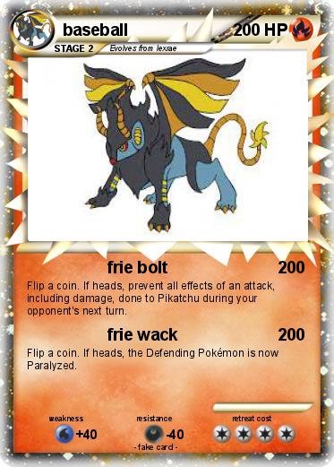 Pokémon baseball 125 125 - frie bolt - My Pokemon Card