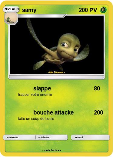 Pokémon samy 119 119 - slappe - Ma carte Pokémon