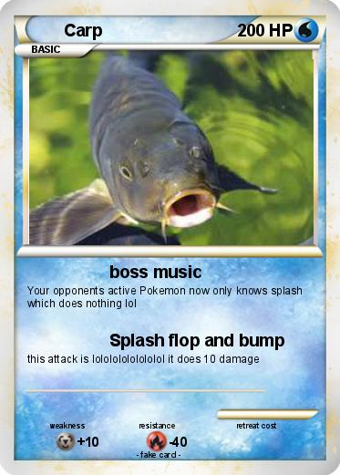Pokémon Carp 12 12 - boss music - My Pokemon Card