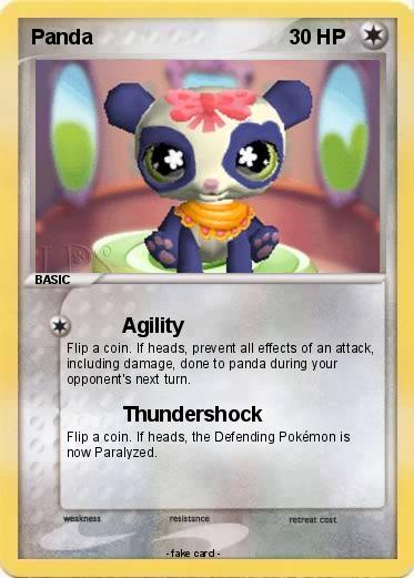 Pokémon Panda 395 395 - Agility - My Pokemon Card