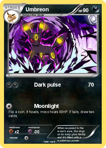 Pokémon Umbreon 1356 1356 - Dark pulse - My Pokemon Card